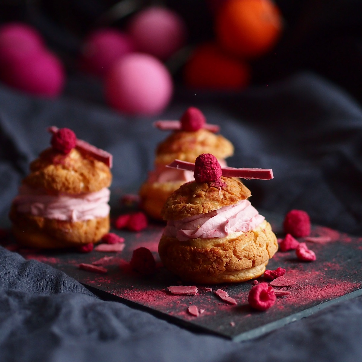 Ruby Choux au Craquelin – laskominy od maryny